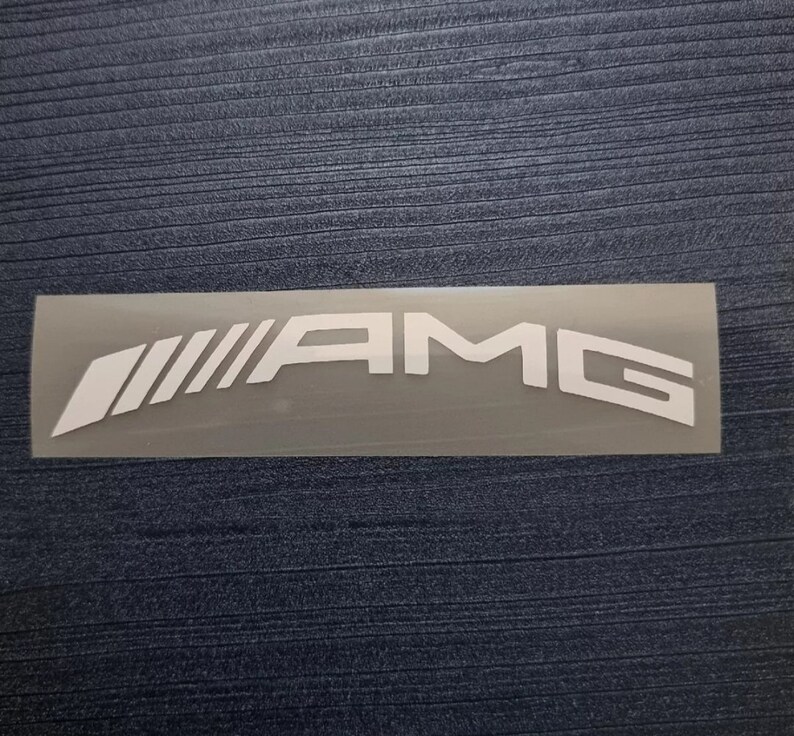 4 X Curved AMG Mercedes Caliper Car Decal Sticker Heat Resistance Best ...