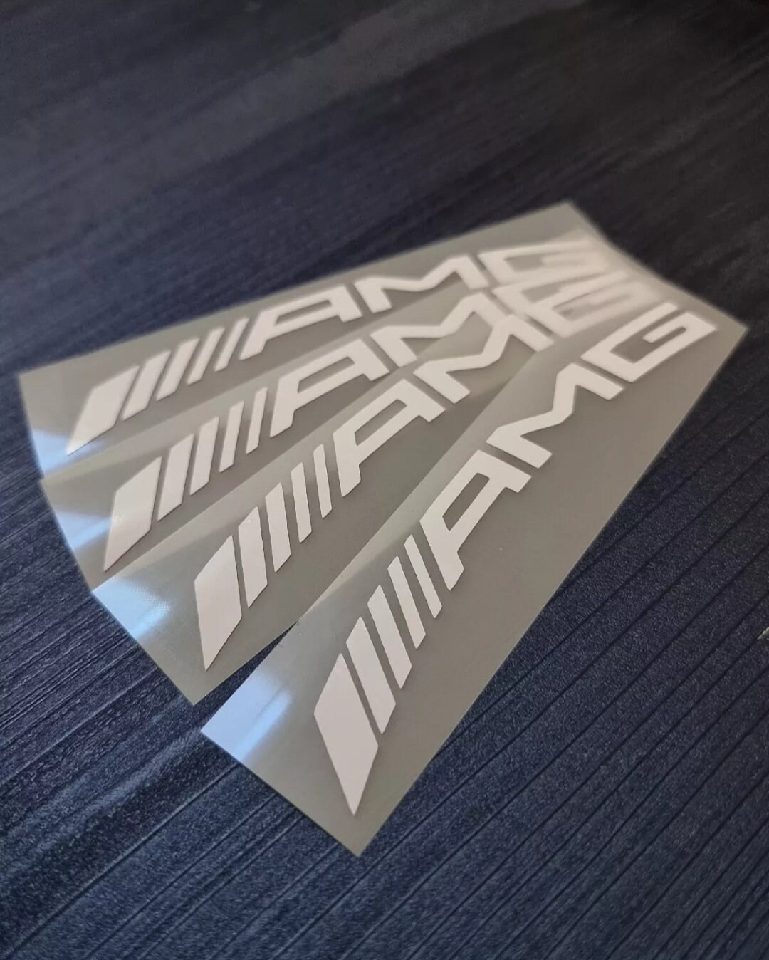 4 X Curved AMG Mercedes Caliper Car Decal Sticker Heat Resistance Best ...