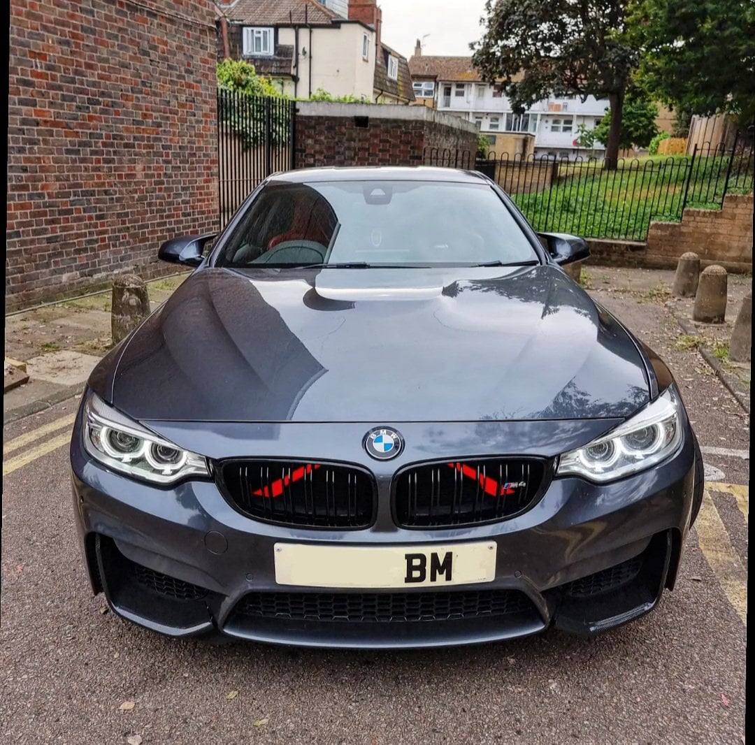 BMW Reflective Bars Crash Bar Grill Vinyl Reflecting Adhesive Car Alloy ...