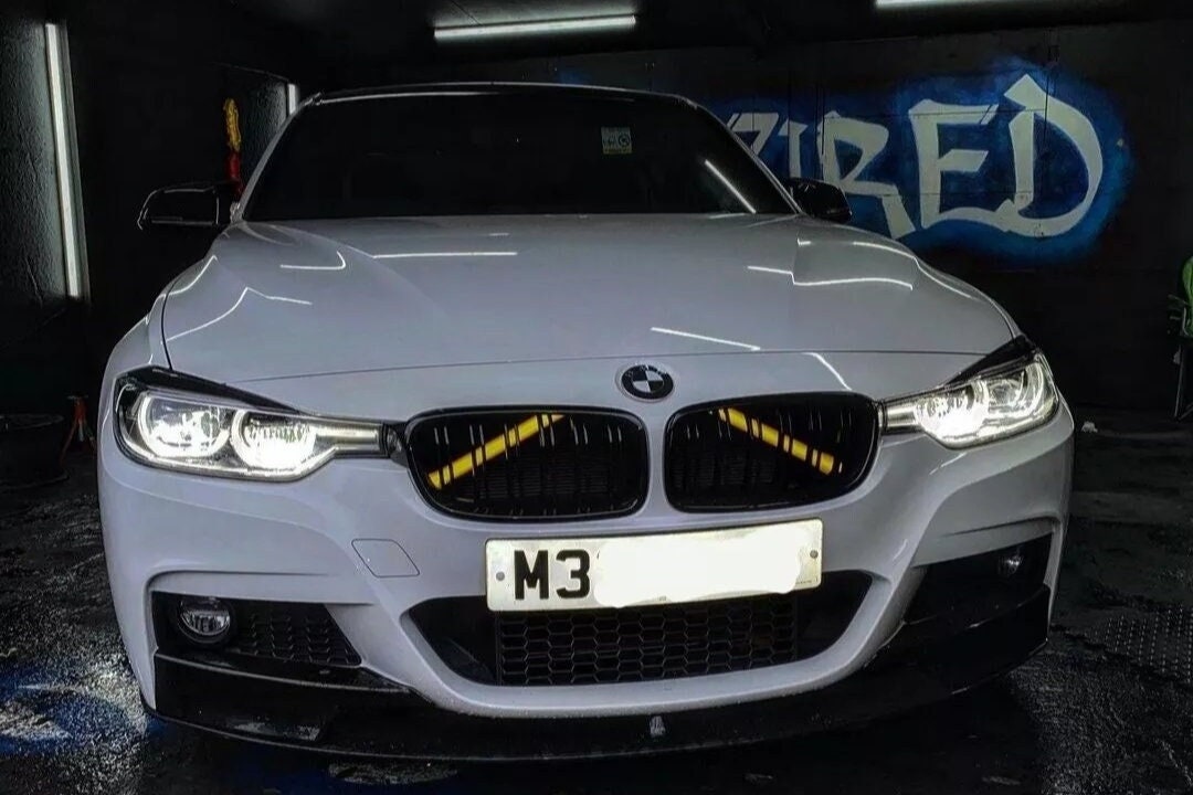 BMW Reflective Bars Crash Bar Grill Vinyl Reflecting Adhesive Car Alloy ...