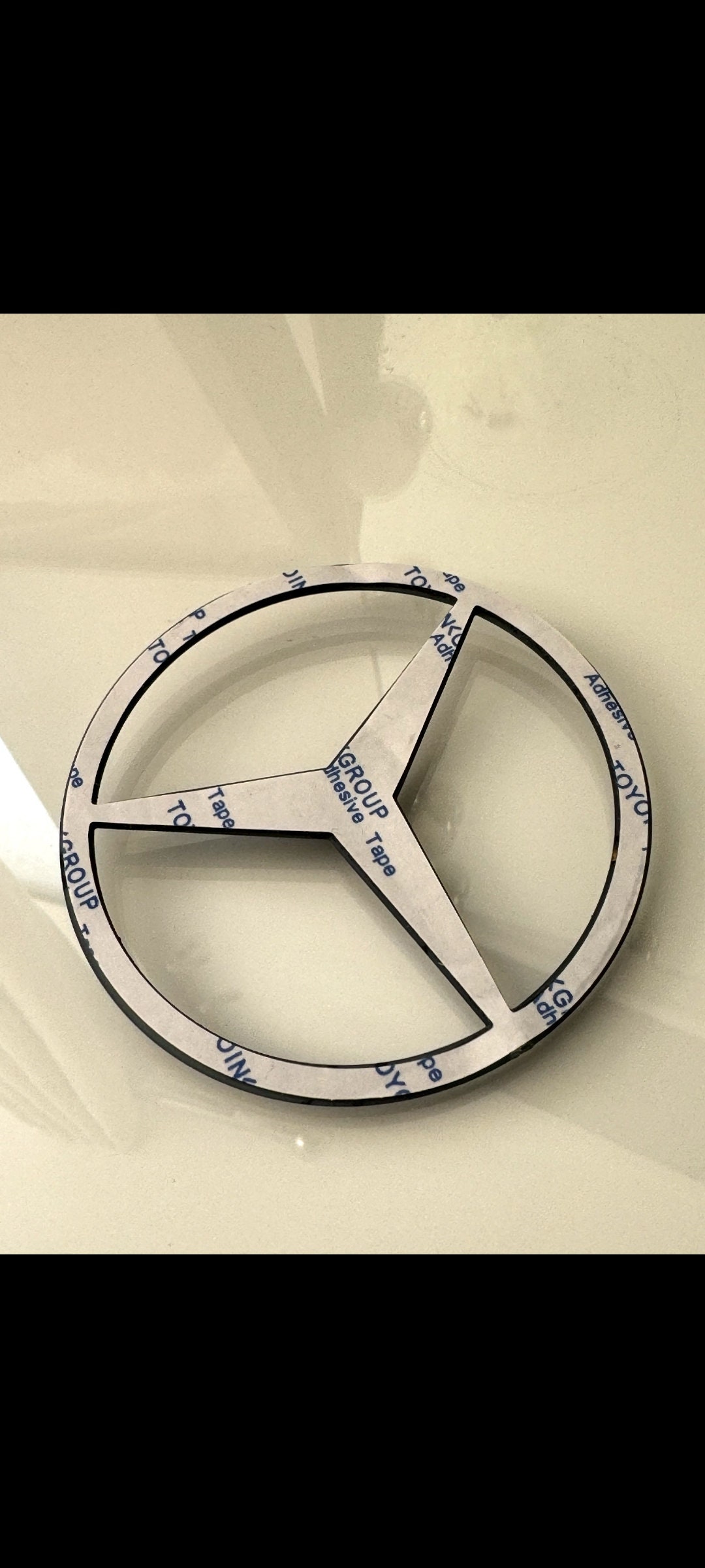 Mercedes Benz 90mm AMG Logo New Style Rear Trunk Boot Logo Emblem Gloss ...