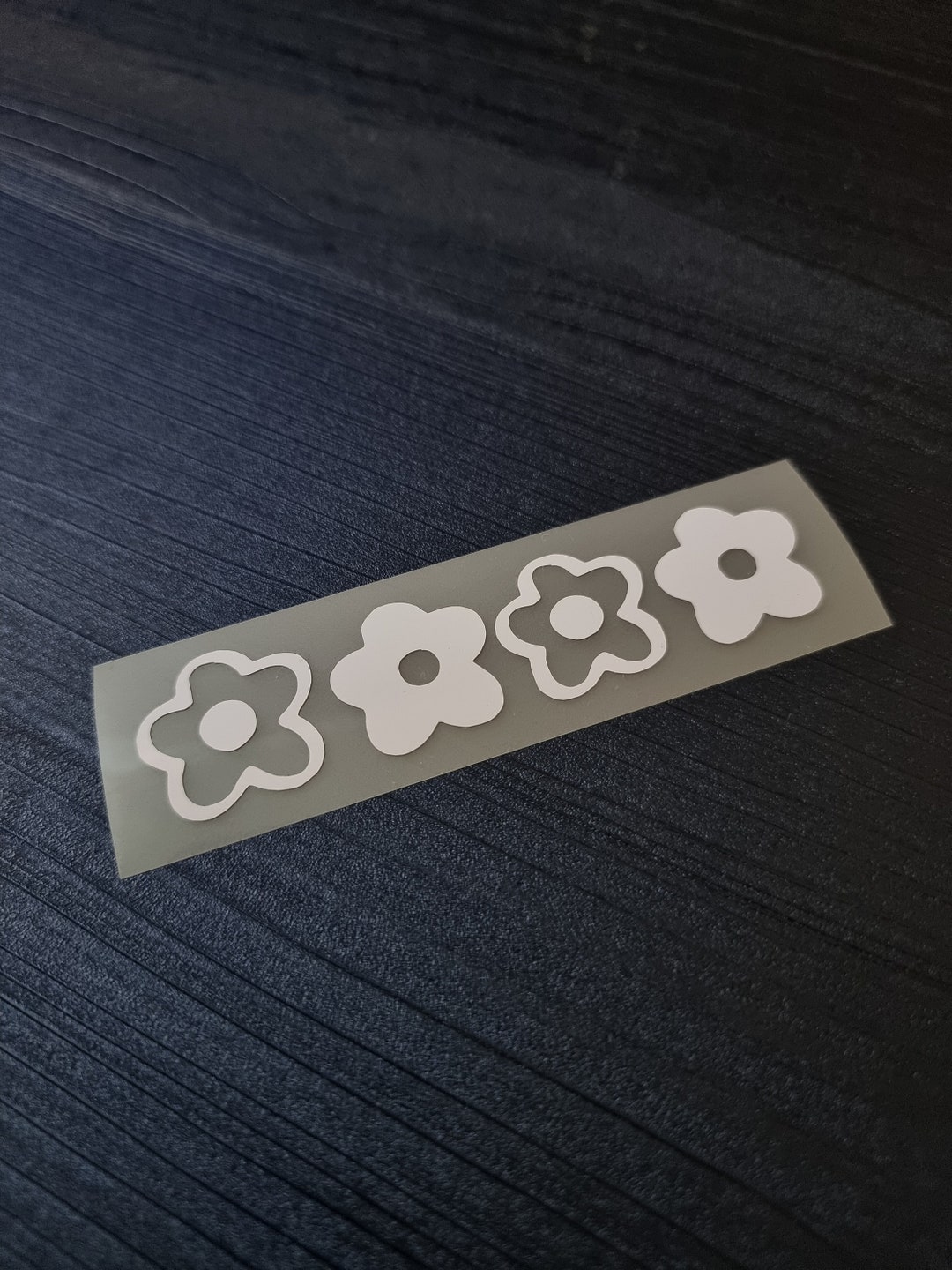 FLOWER - Luxury Decal Sticker Vinyl Mirror Glass Quality Permanent ...