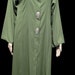 Modern Style Coat Burqa Long Dress With Fancy Buttons, Muslim Abaya ...