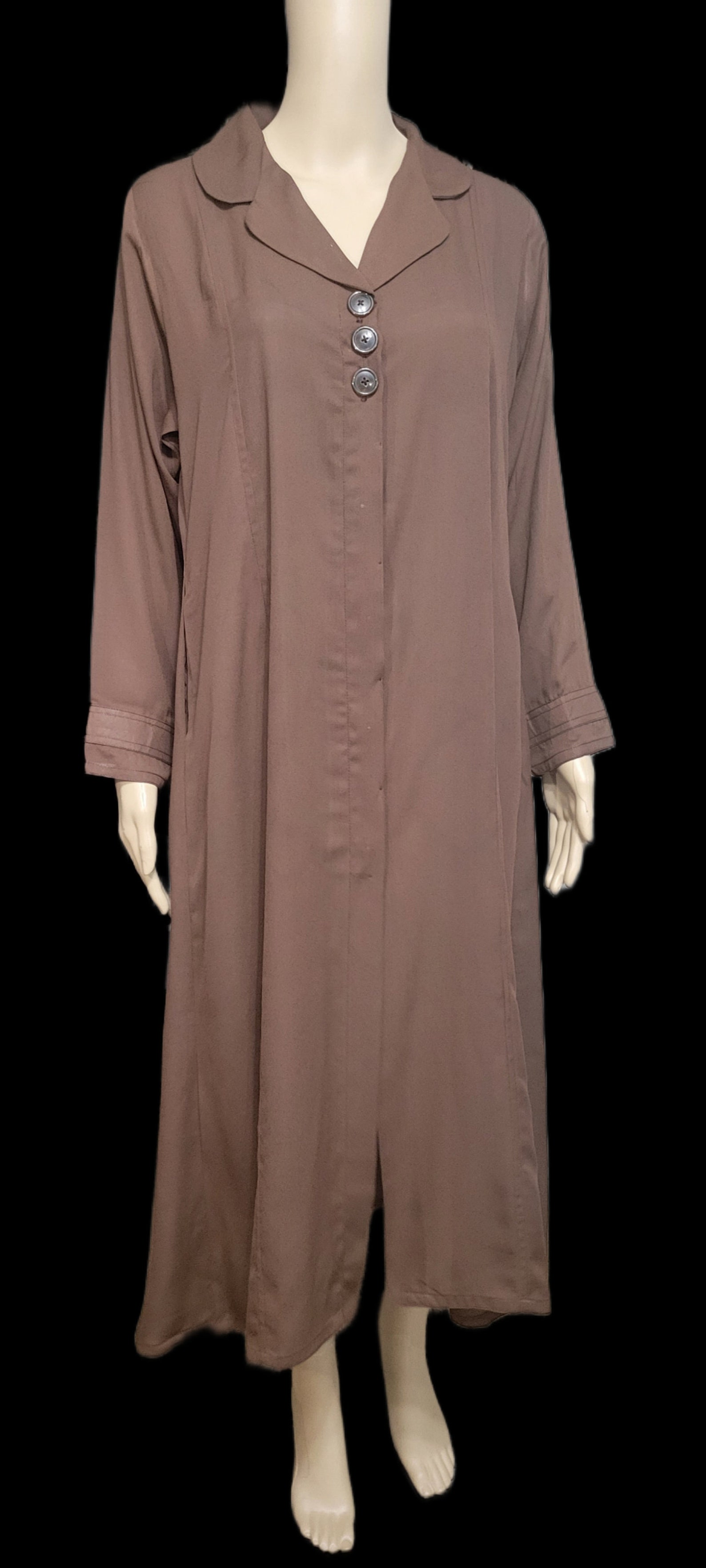 Modern Style Coat Burqa Long Dress Brown Color - Etsy