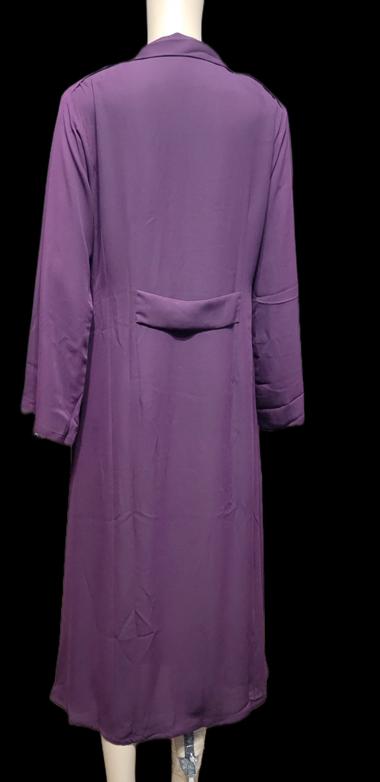 Modern Style Coat Burqa Long Dress Muslim Abaya Purple Color, Pakistani ...