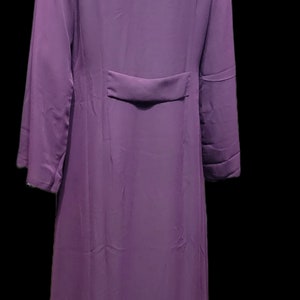 Modern Style Coat Burqa Long Dress Muslim Abaya Purple Color, Pakistani ...