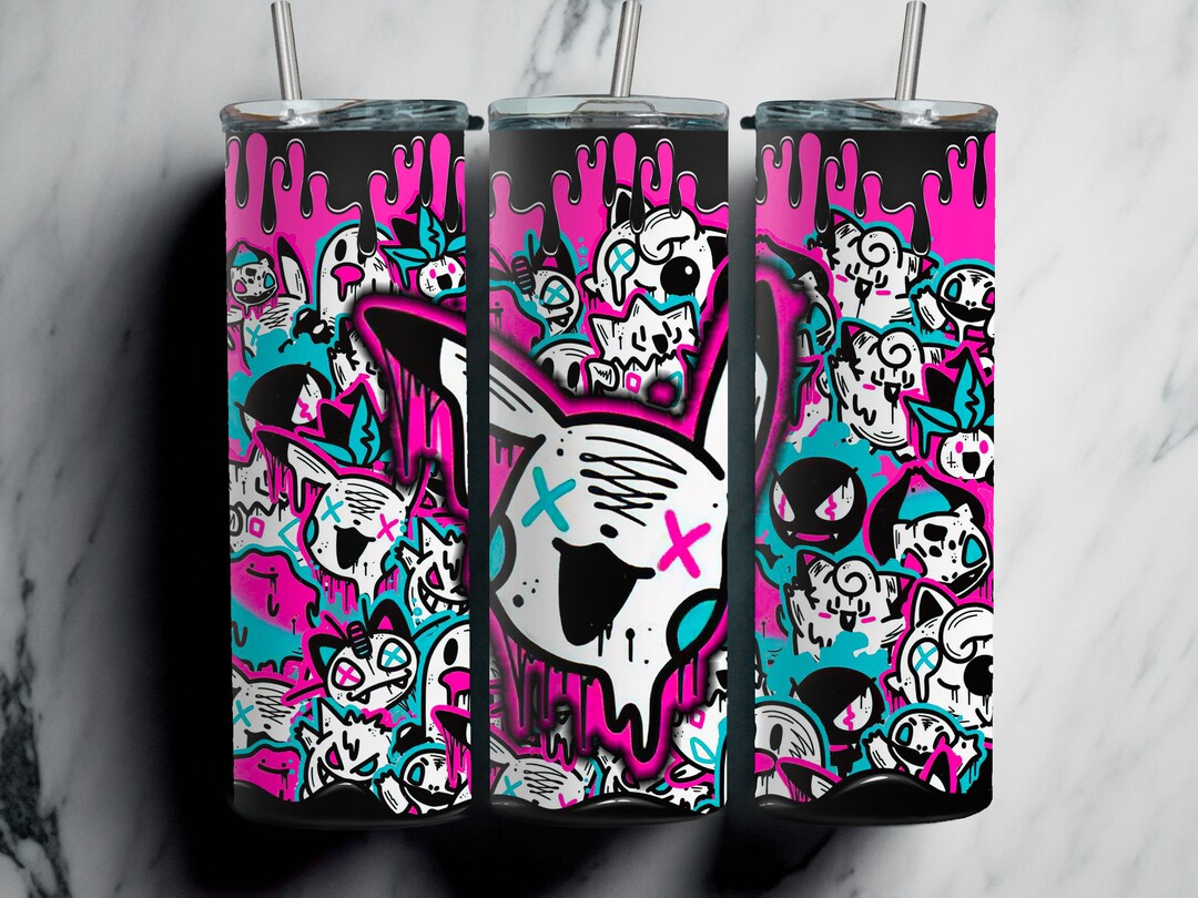 Trippy Pokemon Tumbler Wrap, Trippy Tumbler Wrap, Pikachu Tumbler Wrap ...