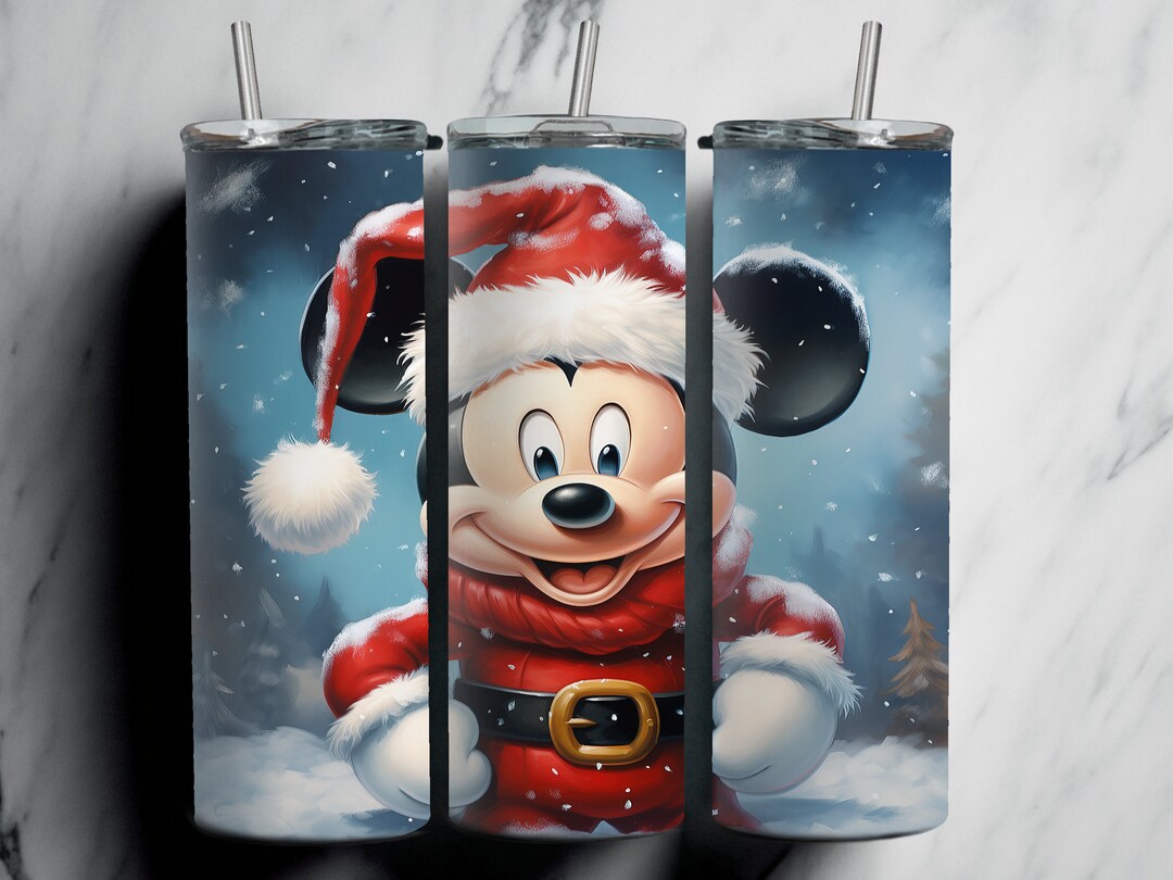 Christmas Mickey Mouse Tumbler Wrap, Christmas Tumbler Wrap, Christmas ...