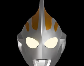 Ultraman Xenon Mask 3D Model STL - Etsy