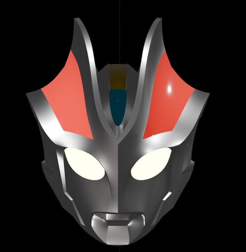 Ultraman Xenon Mask 3D Model STL - Etsy