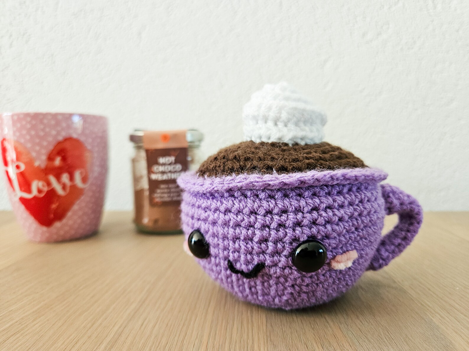 Hot Coco Handmade Amigurumi Stuffed Toy 12cm - Etsy