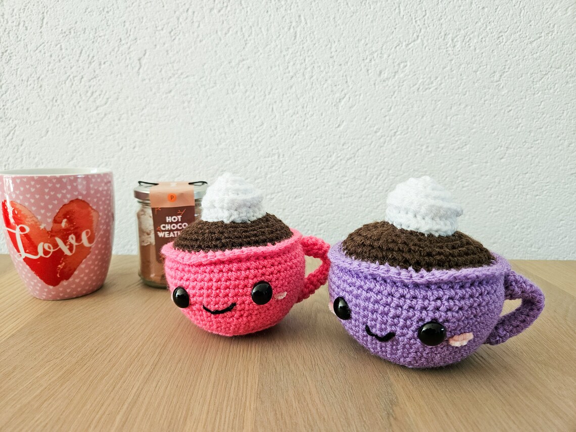 Hot Coco Handmade Amigurumi Stuffed Toy 12cm - Etsy