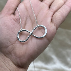 Infinity Silver Necklace, 925 Sterling Silver Symbol of Infinite Love Silver Infinity for ...