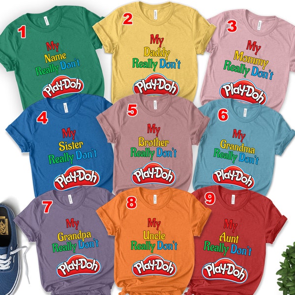 My Aunt Really Dont Play Doh Shirt - Etsy