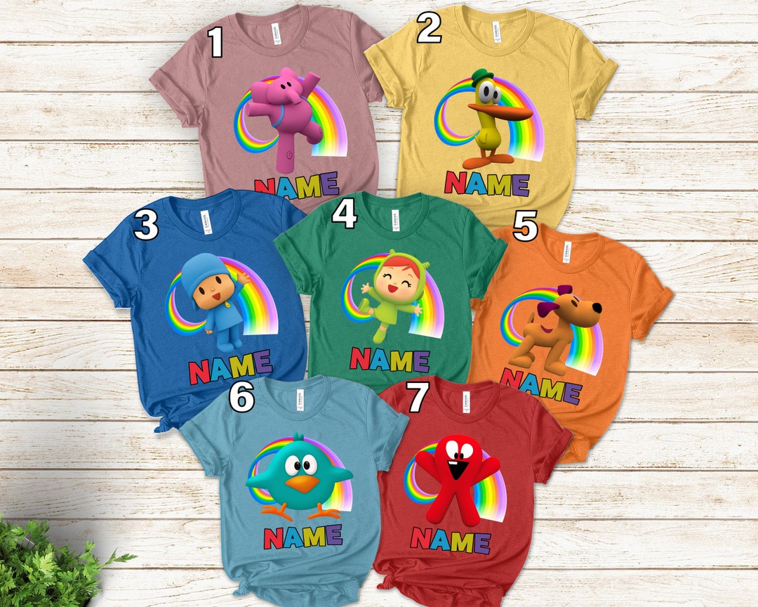 Pocoyo Birthday Shirt Pocoyo Family Shirt Pocoyo Family - Etsy
