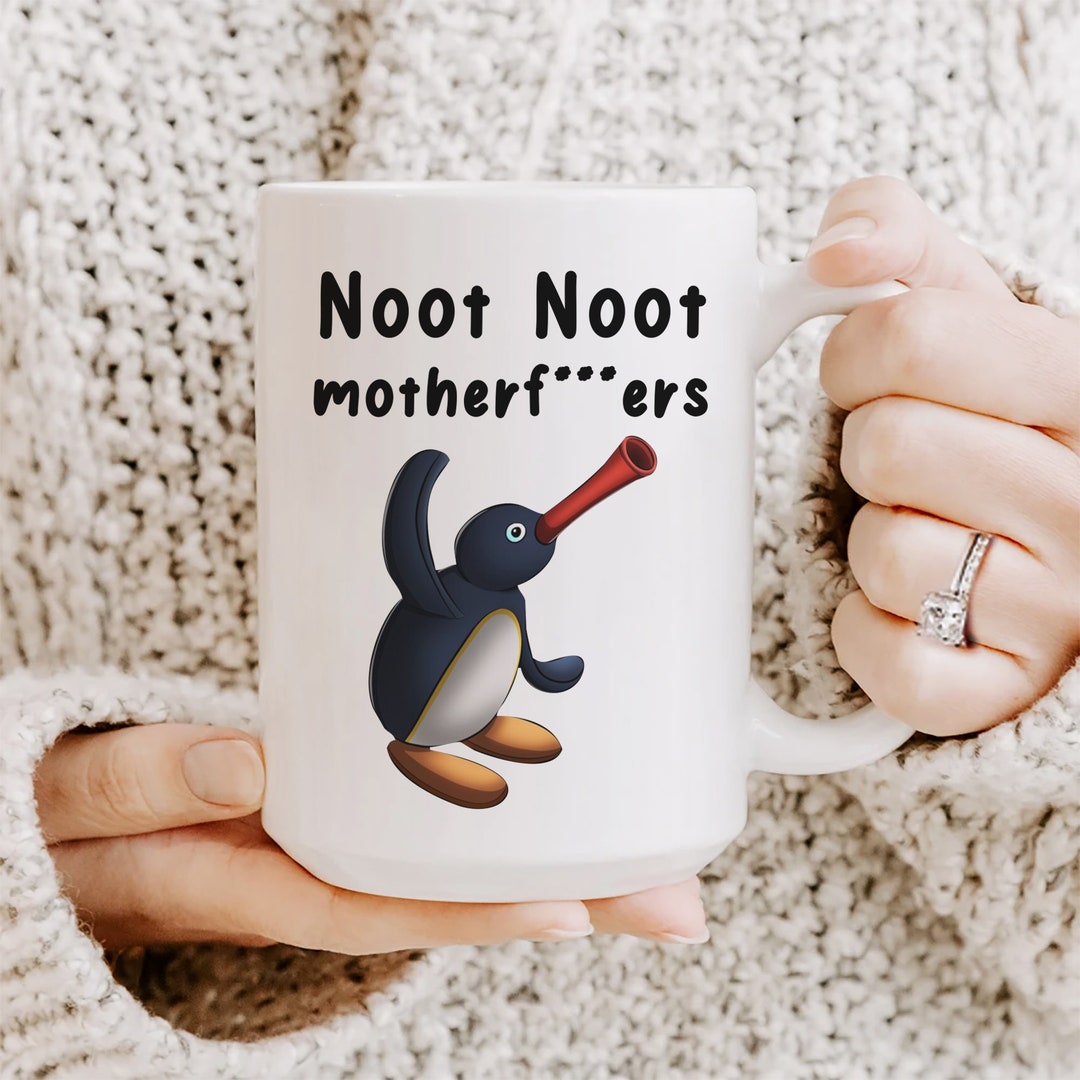 Noot Noot Mug Funny Coffee Mug for Work Cute Penguin Mug - Etsy