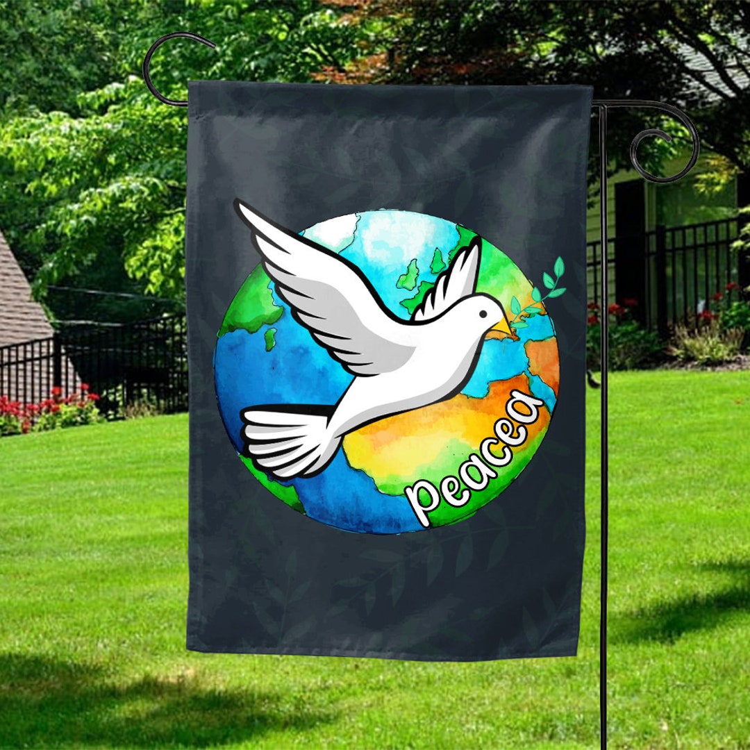 Peace on Earth Garden Banner & House Flag Christmas Garden - Etsy