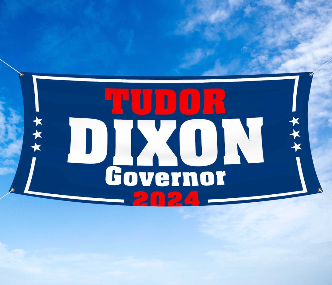 Tudor Dixon for Michigan Governor 2024 Banner Backdrop/tudor - Etsy