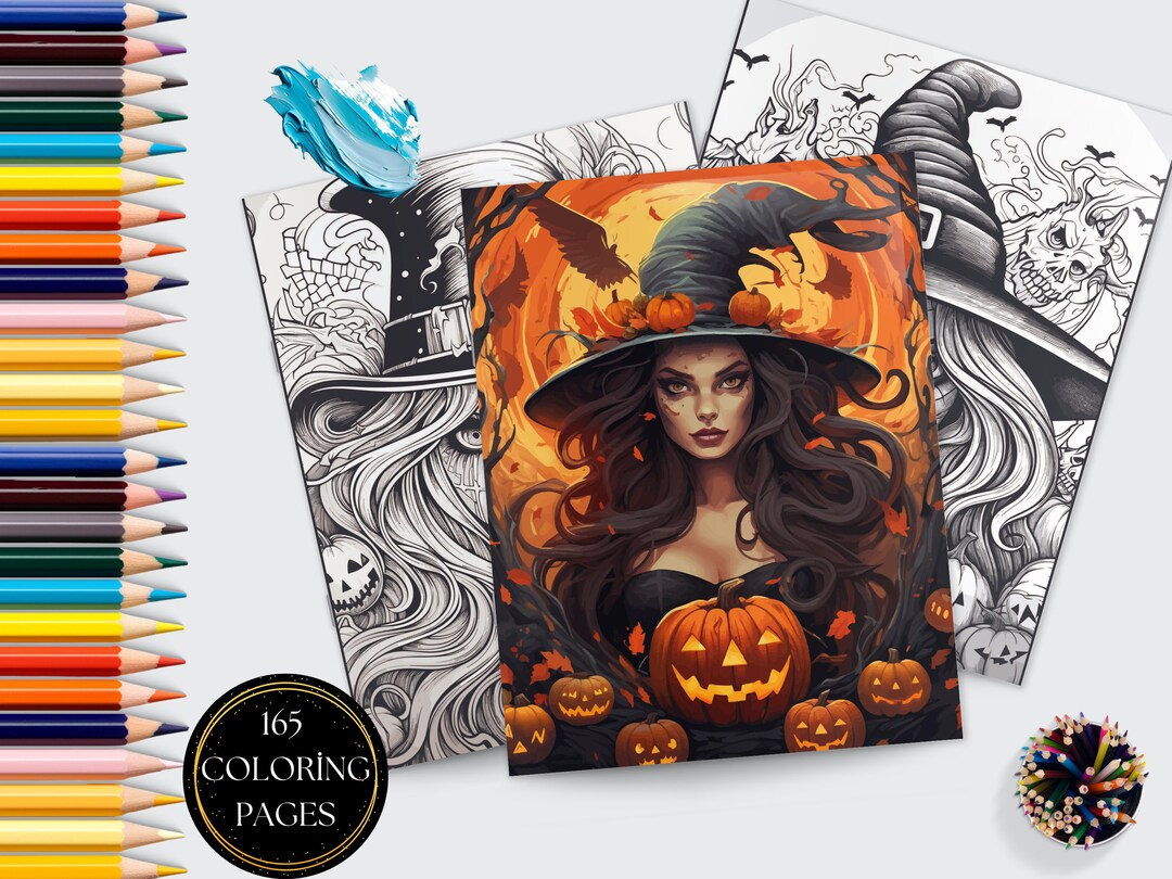 165 Pages of Intriguing Designs for Coloring Enthusiasts - Etsy