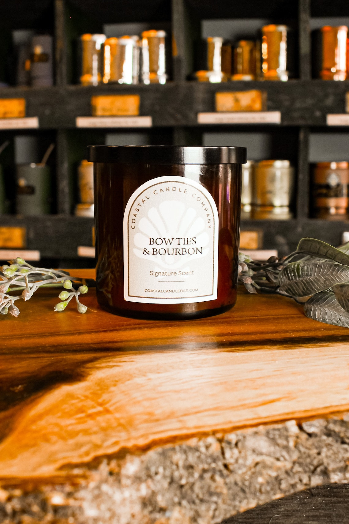 Bowties and Bourbon Scented Candle | Soy Handmade Candle | Scented ...