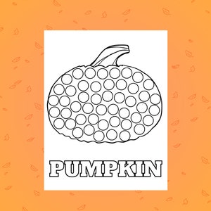 Fall Dot Markers; Dot Marker Activities - Etsy