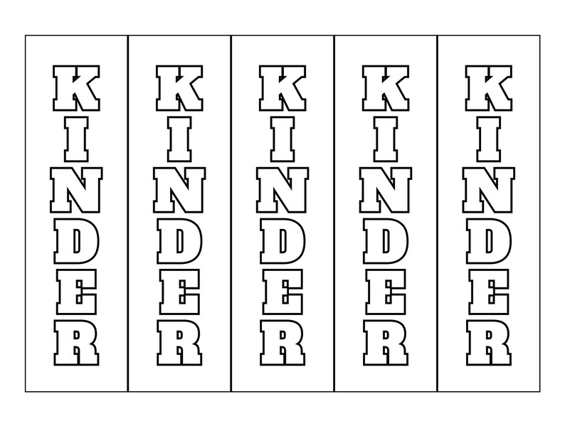 Coloring Bookmarks for Kindergarten, Kindergarten Activities - Etsy