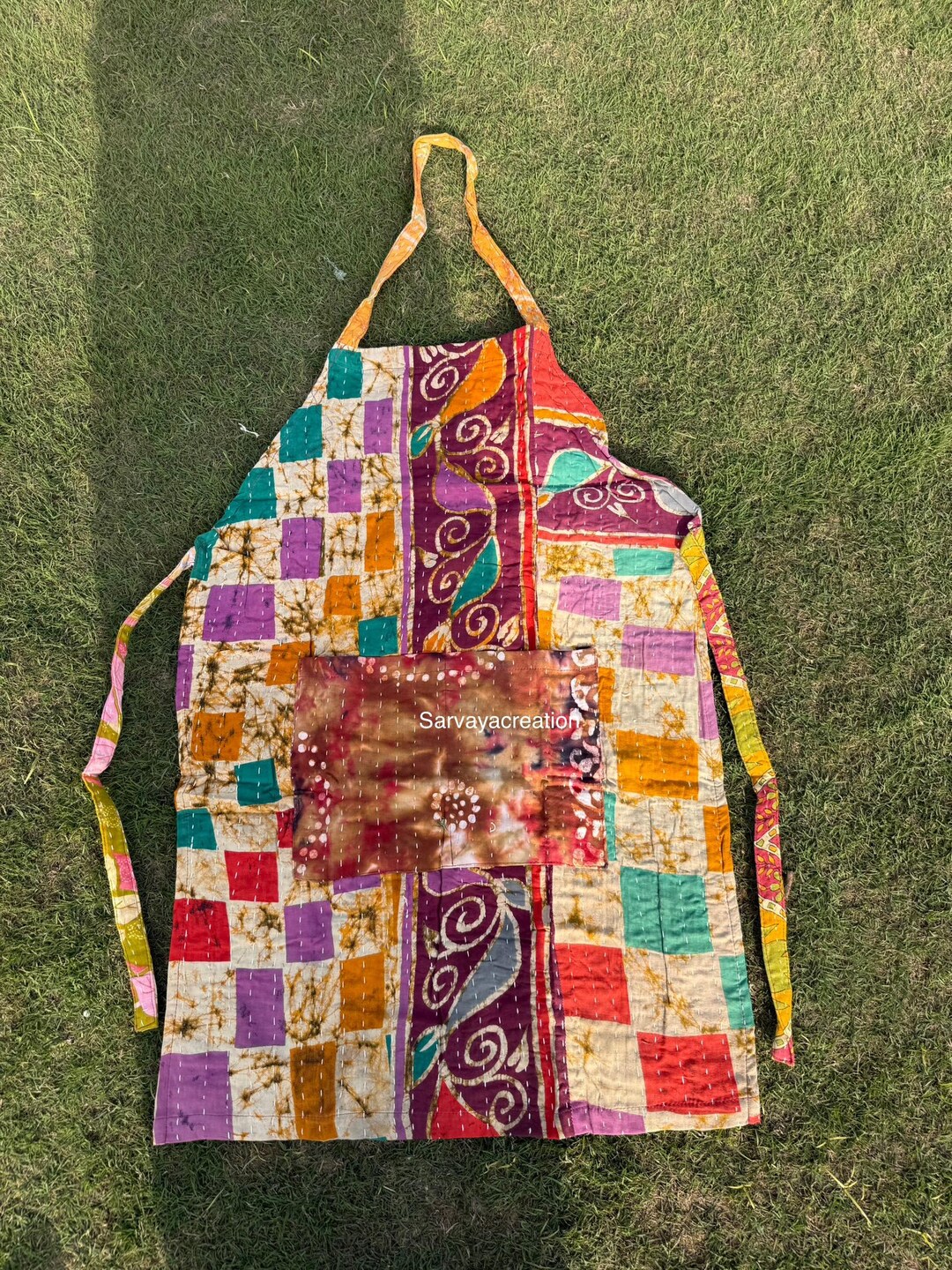 Upcycled Kantha Apron - Assorted Patterns - Etsy