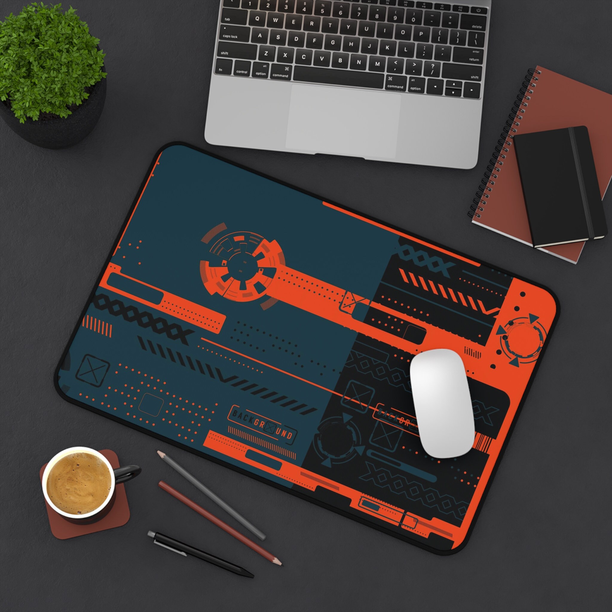 Futuristic Cyberpunk Style Gaming Mousepad - Upgrade Your Gaming Setup ...