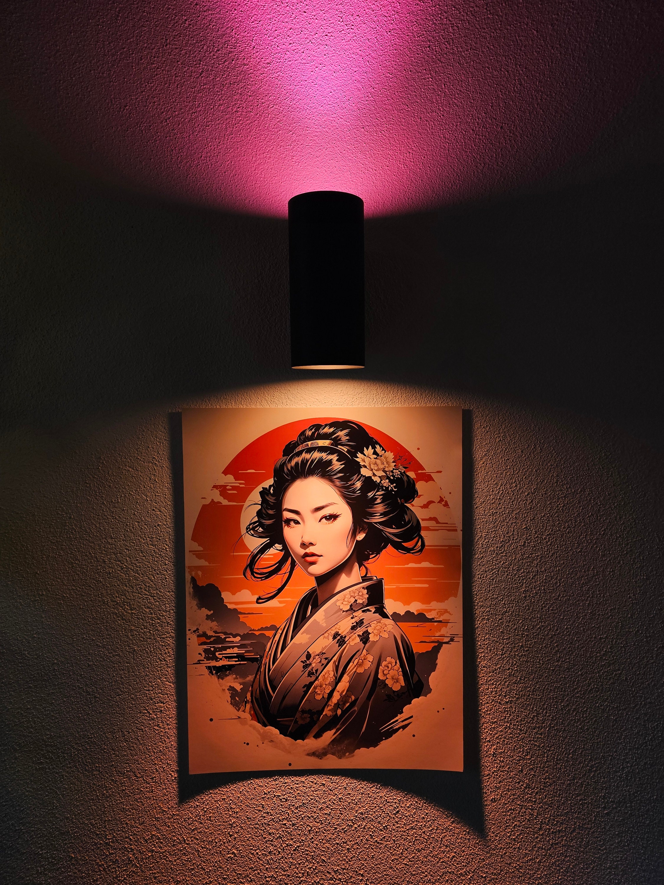 Traditional Geisha Art - Stunning Anime Japanese Poster for a Tranquil ...