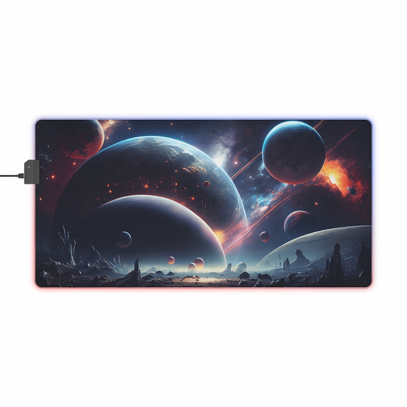 Starfield Galaxy Gaming Mousepad - Futuristic Design, Perfect for Geek ...