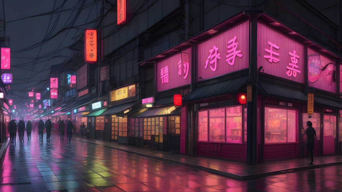 Japanese Desktop Wallpaper, Tokyo, Asian City, Wallpaper, Anime ...