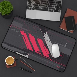 Extra Large Cyberpunk Gaming Mousepad - Perfect Gamer Gift - Futuristic ...