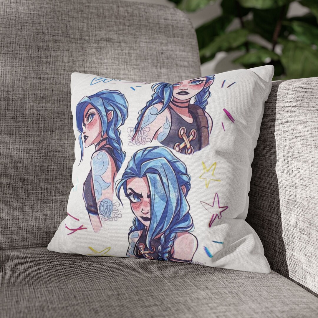 Arcane Pillowcase, Arcane Jinx Pillowcase, Arcane Vi, Arcane Jayce ...
