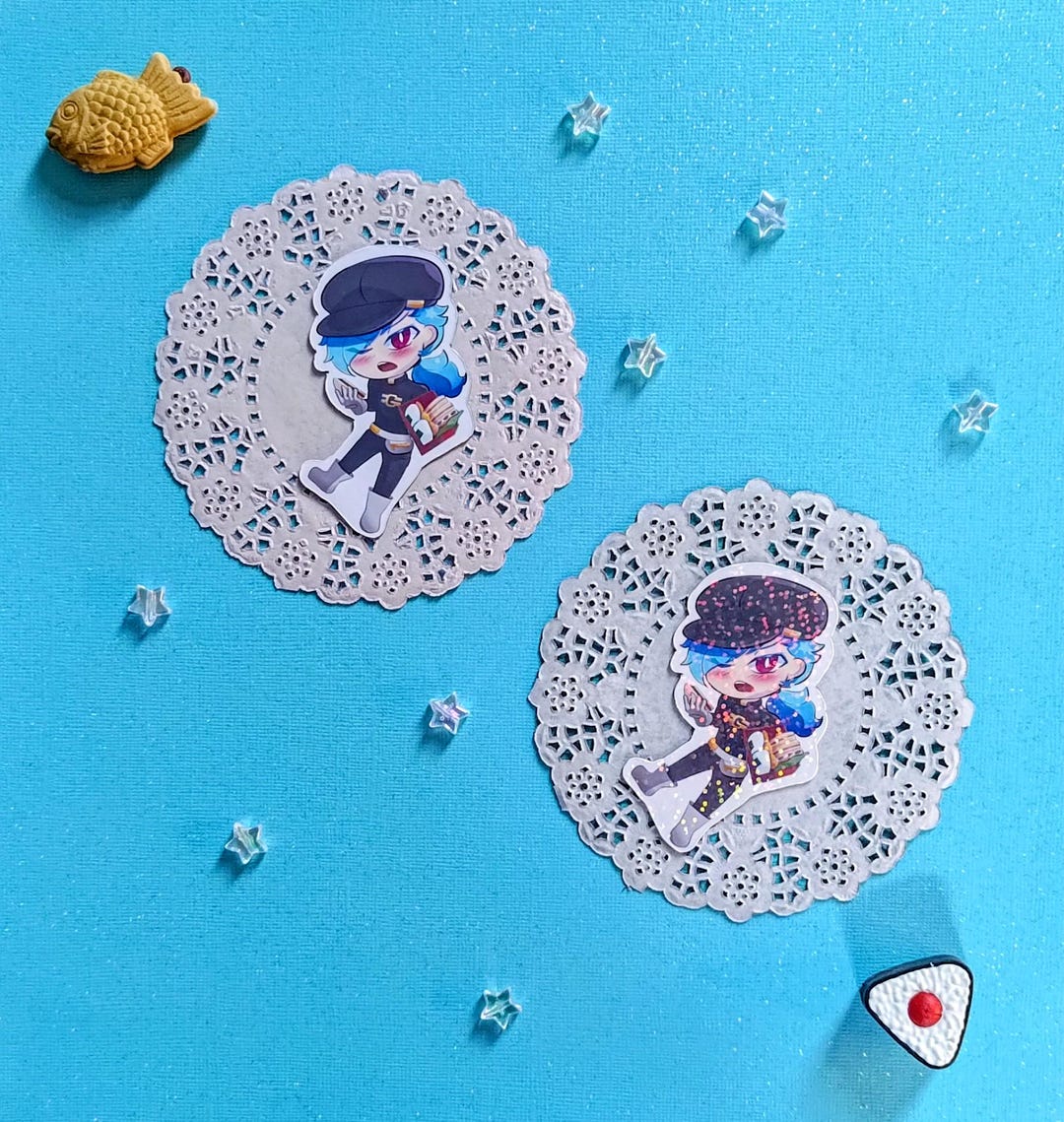 Anime Boys Vinyl Stickers, Snaggemon Stickers - Etsy