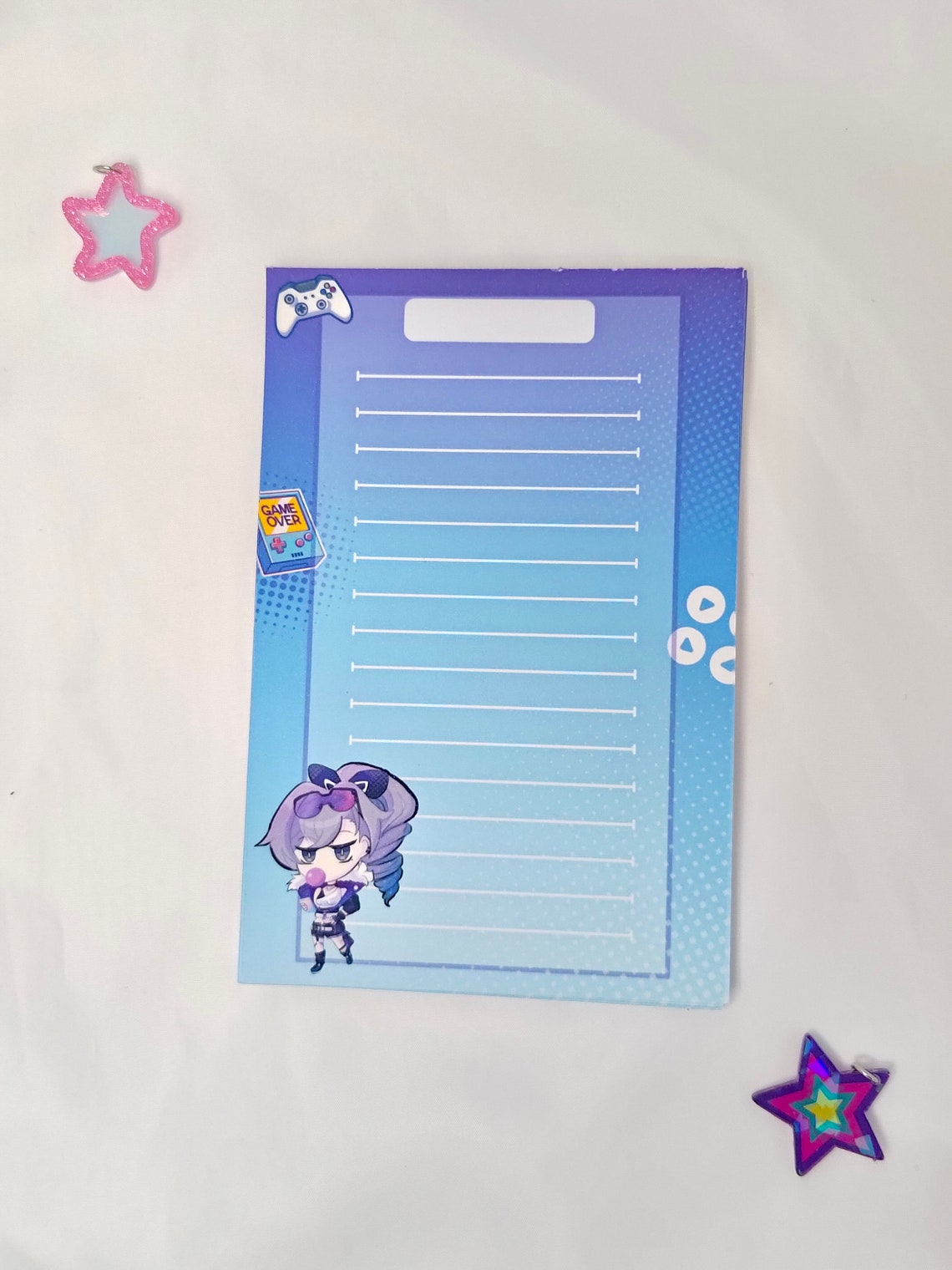 Kawaii Anime Girls Notepad, Honkai Starrail Notepads - Etsy