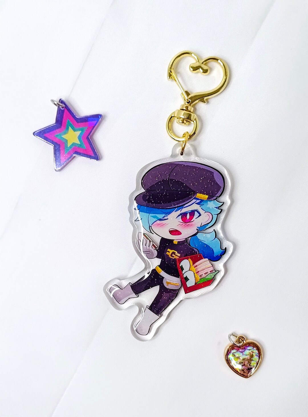 Snaggemon Chibi Acrylic Keychain - Etsy