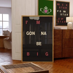 Fontaines D.C. 'big' Dogrel Inspired Wall Print | Indie Music Poster ...