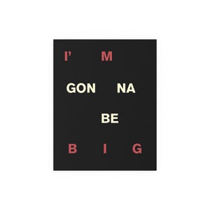 Fontaines D.C. 'big' Dogrel Inspired Wall Print | Indie Music Poster ...