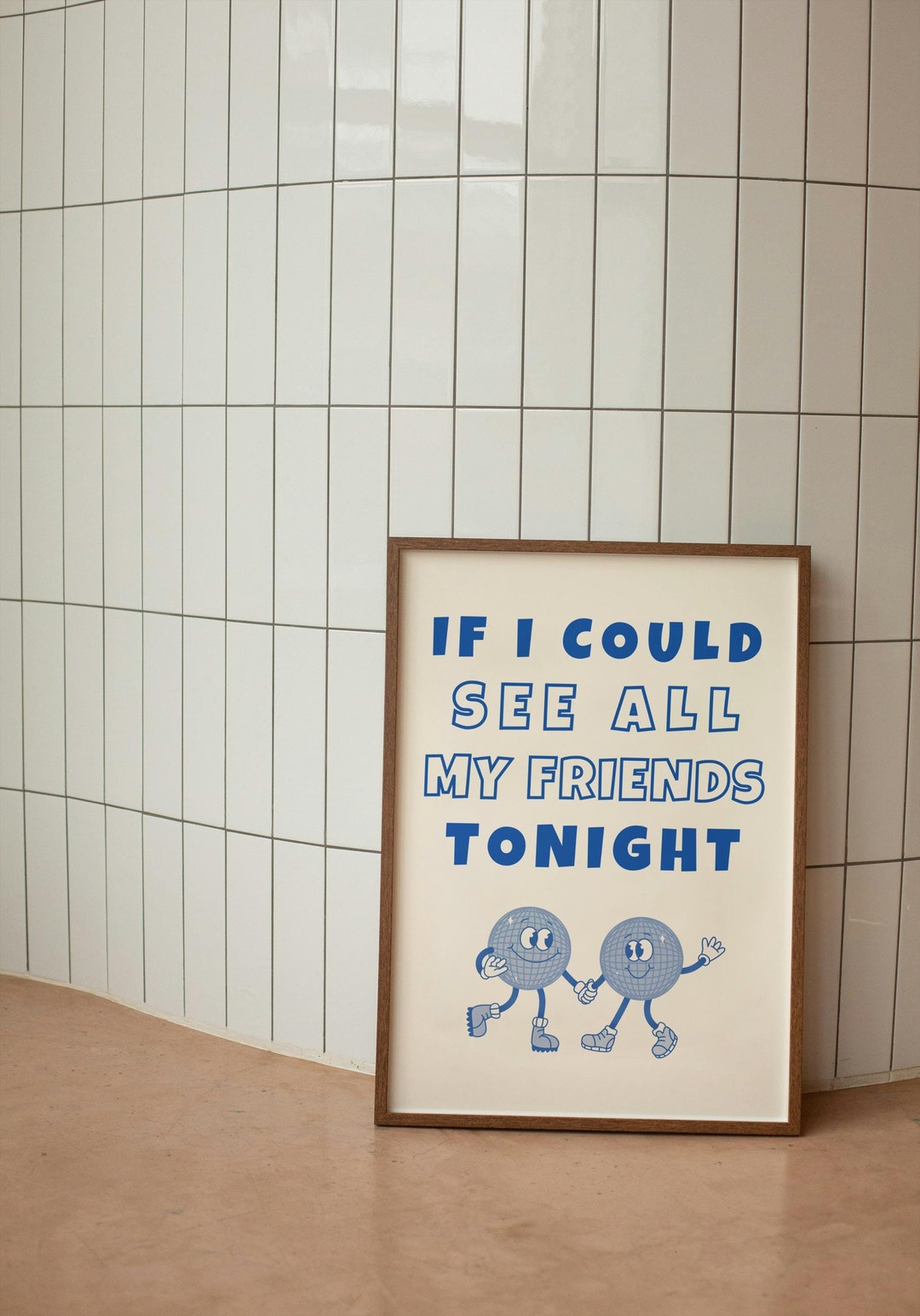 LCD Soundsystem 'all My Friends' Lyrics Wall Print Indie Sleaze Music ...