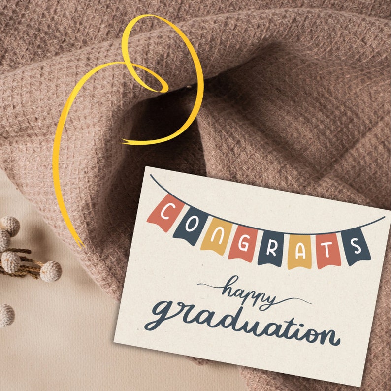 Minimalist Printable Graduation Cards, Congratulations Graduation ...