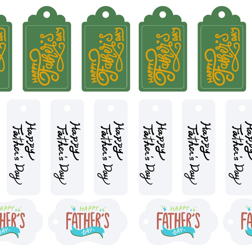 Father's Day Gift Tags, Printable Father's Day Tag, Instant Download ...