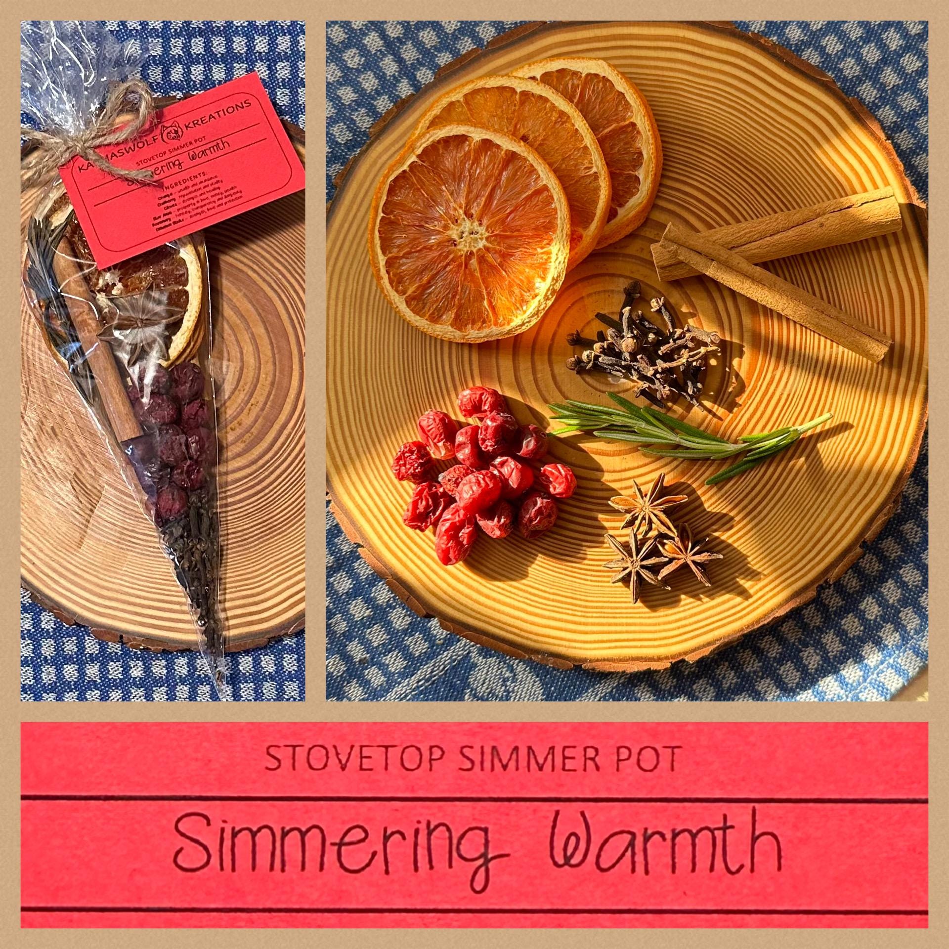 Winter Collection Simmer Pot Blends - 12" Cone Shaped Bags - Etsy