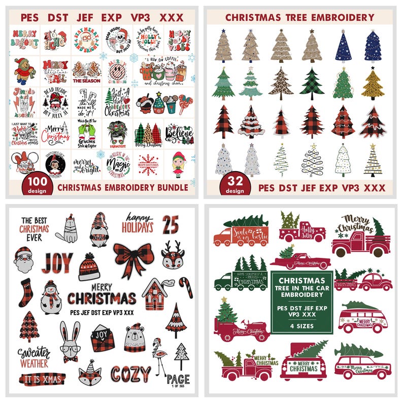 Christmas Embroidery Designs, Merry Christmas Embroidery File, Elf ...