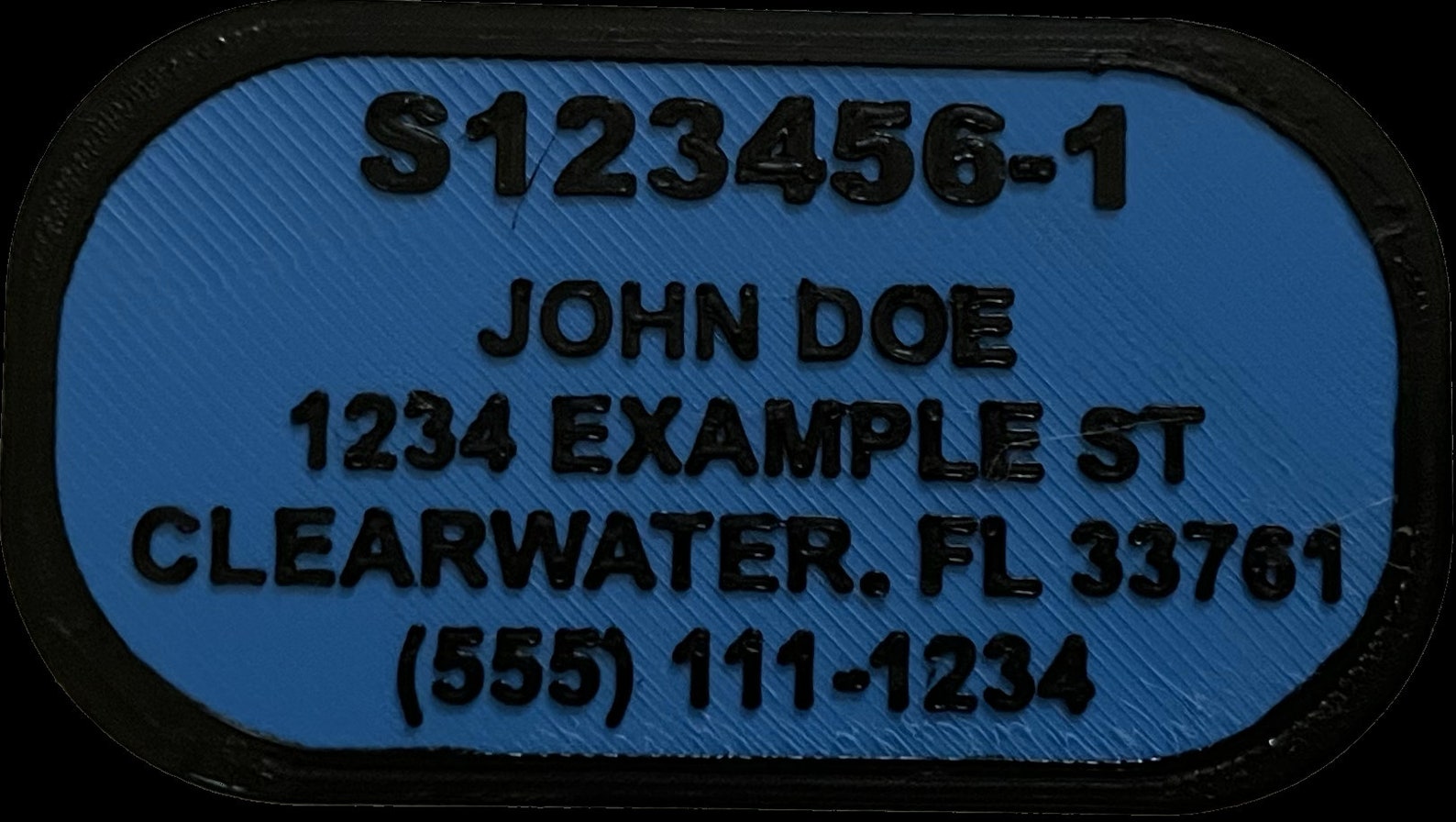 Crab Lobster Trap Pot ID Tags SET of 5 Custom 3d-printed Plastic Glue ...