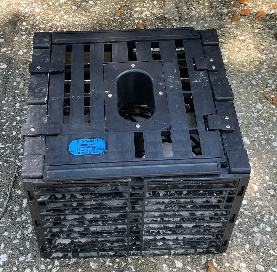 Crab Lobster Trap Pot ID Tags SET of 5 Custom 3d-printed Plastic Glue ...