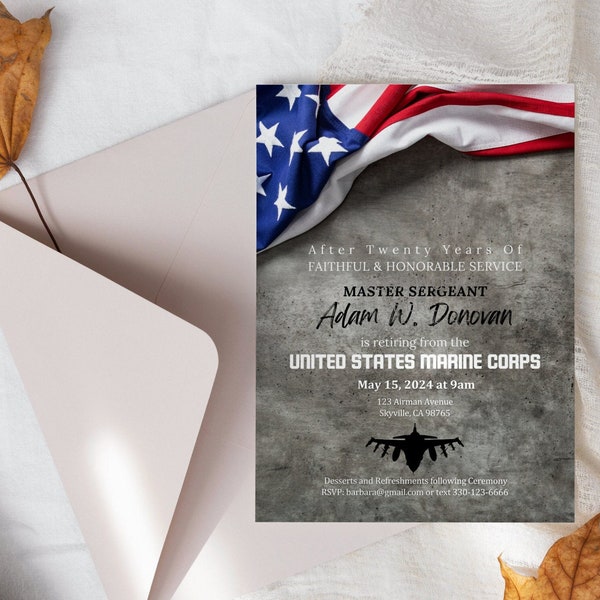 Marine Retirement - Etsy