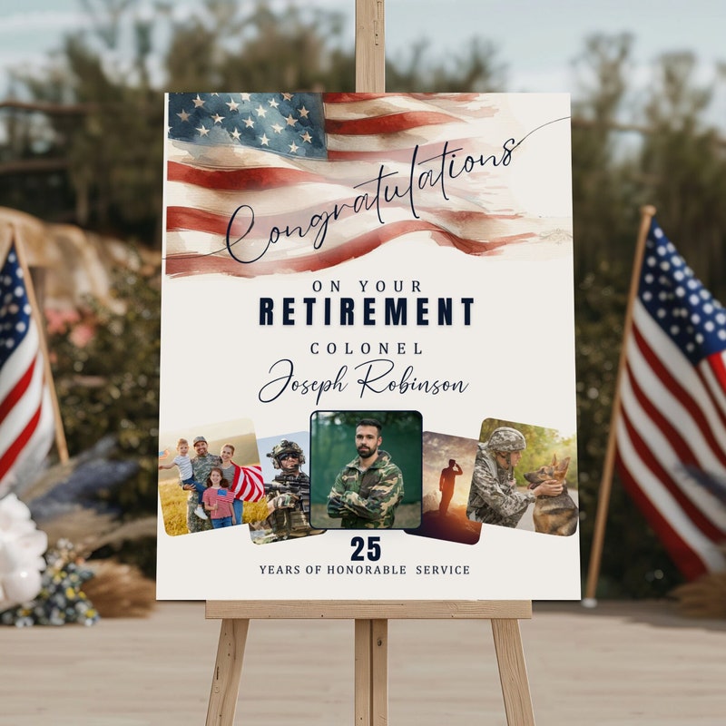 Military Retirement - Etsy