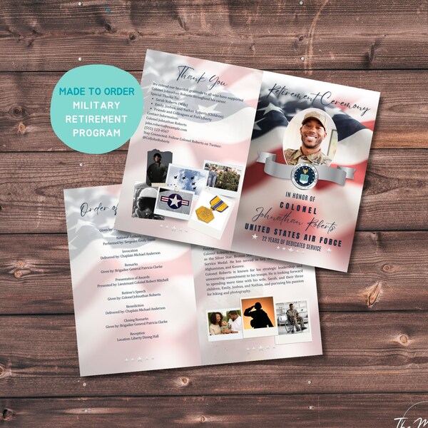 Navy Retirement Programs for Ceremony - Etsy