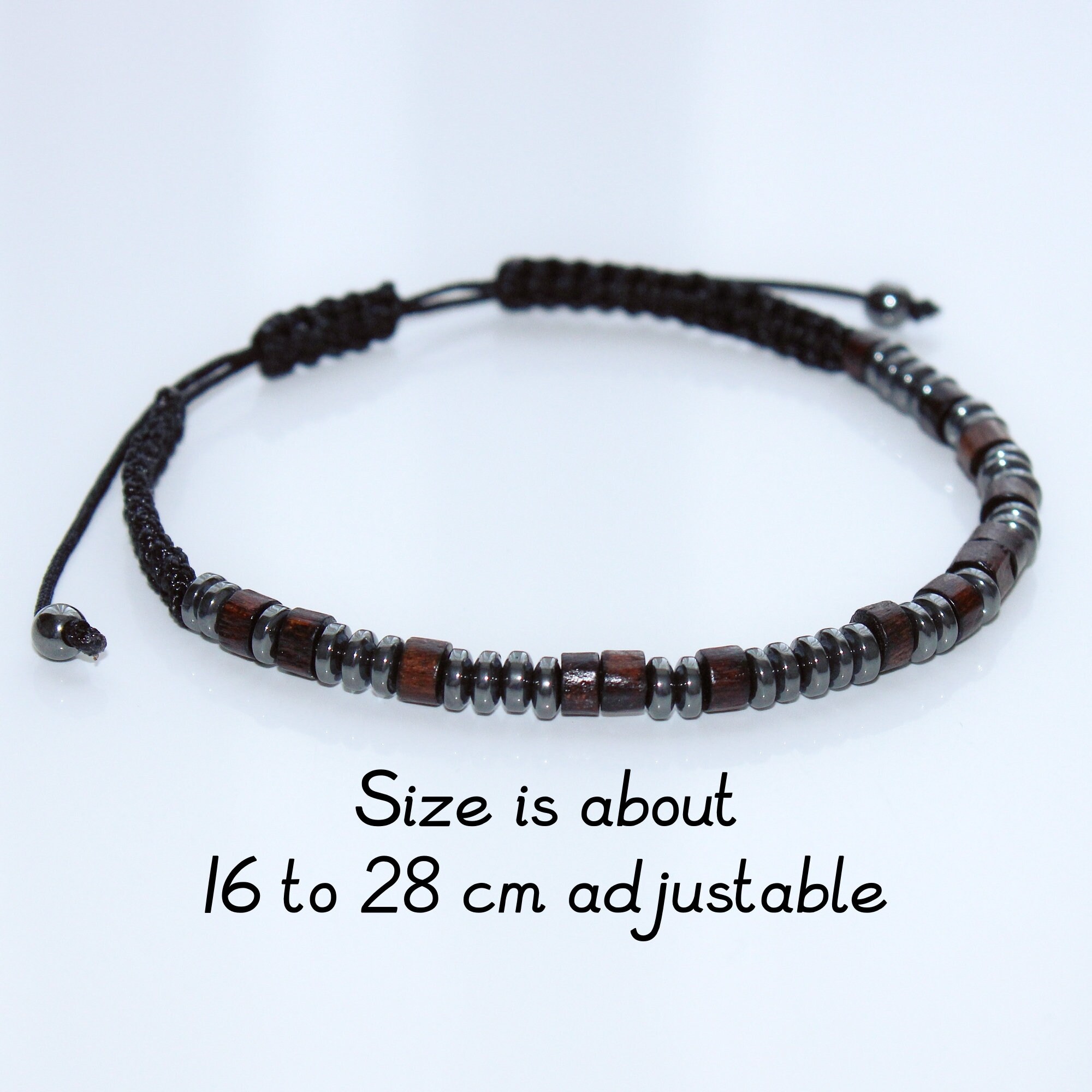 Personalized Morse Code Bracelet, Always and Forever, Wooden Bead ...
