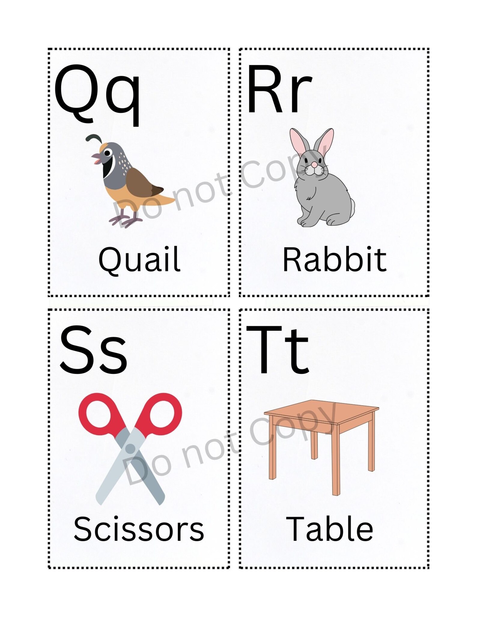 26 Printable Alphabet Flashcards | ABC Printable Picture | Toddler ...